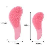 China 2 sizes Pure Color Head Massage Comb Anti Static Hair Care Brush Detangle Shower Hairbrush Comb Scalp Massage Comb for sale