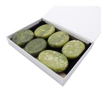 China Natural Xiuyan Jade Healing Hot Stones Set for Professional Massage and Spa Relaxation for sale