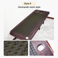 China Function Heating Treatment Massager with Colorful Far Infrared Stone Medical Therapy Mat and Home Care Ray for sale