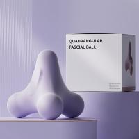 China TPE Four Corner Sole Massager Fascia Relaxation Massage Ball for Muscle Relaxation and Gua Sha Function for sale