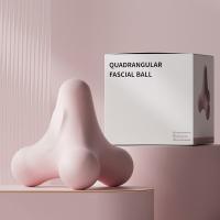 China TPE Four Corner Sole Massager Fascia Relaxation Massage Ball for Muscle Relaxation and Gua Sha Function for sale