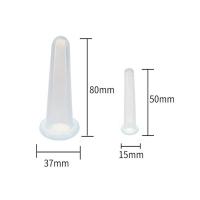 China 2Pcs Silicone Cupping Set for Health Care Physical Therapy Massage Cup Vacuum Suction Cup for sale