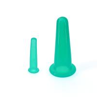 China 2Pcs Silicone Cupping Set for Health Care Physical Therapy Massage Cup Vacuum Suction Cup for sale