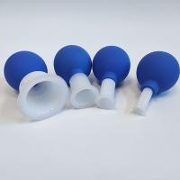 China Remove Moisture and Relieve Pain 4 Pieces Glass Cupping Set for Face Skin Back Shoulder Muscle Massage for sale