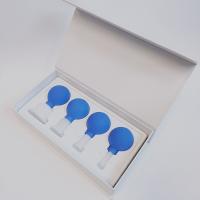 China Remove Moisture and Relieve Pain 4 Pieces Glass Cupping Set for Face Skin Back Shoulder Muscle Massage for sale