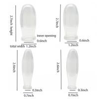 China 4pcs Design Transparent Silicone Facial Cupping Kit for Vacuum Silicone Therapy Massager Body Cupping Set Improve Body for sale