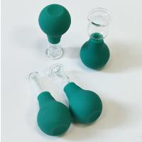 China Eye PVC Glass Mini Cupping Set 4 Pieces Massage Vacuum Suction for Body Face Massager for sale