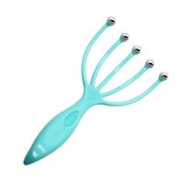 China Blue/Pink Five Claw Head Massager Steel Ball for Scalp Relaxation Massage Tools 100g Headache Relief Meridian Dredging Tools for sale