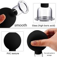 China 4Pcs PVC Suction Vacuum Massage Jars Vacuum Cupping Therapy Set For Health for Improved Health for sale