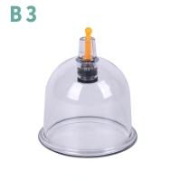 China Logo Customized Logo Availabled Chinese Medical Single Hijama Cupping Cup Jar Vacuum Suction Home Health Care Set for Body for sale