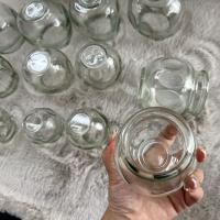China Customized Size 12pcs Cupping Glass Massage Cupping Therapy Set Cupping Therapy Device Massage Glass Fire for sale