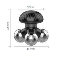 China Multi Purpose Mushroom Shaped Electric Body Massager Handheld Vibration Massage Device with Plug-in Power Source for sale