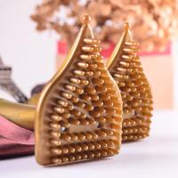 China Body Massager Advantage Triangle Manual Meridian Massage Brush Gua Sha Pushing Board Magnetic Slimming Massager for sale