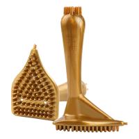 China Body Massager Advantage Triangle Manual Meridian Massage Brush Gua Sha Pushing Board Magnetic Slimming Massager for sale