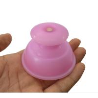 China Health Care Products Pink Cupping Treatment Set Silicone Anti-cellulite Cup Vacuum Suction Massage Cup for Face and Body for sale