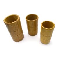 China 12 Pcs Natural Bamboo Cupping Therapy Set Chinaess Traditional Bamboo Thumb Cupping Cups for Improved Circulation for sale