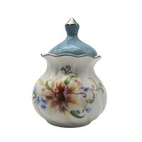 China Charming Floral Theme Chinese Porcelain Tea Set in White Color Perfect for Wedding Gifts 23*22/15*10/6.5*14.5/11*12.5cm for sale