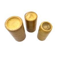 China 12 Pcs Natural Bamboo Cupping Therapy Set Chinaess Traditional Bamboo Thumb Cupping Cups for Improved Circulation for sale