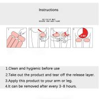 China Non-woven Fabric Fat Burning Stickers for Losing Weight and Reducing Cellulite on Body Belly Waist Legs Thigh 160*53mm for sale