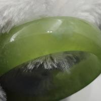 China Regional Feature Natural Gemstone Green Xiuyan Jade Bangle for Fashion Boutique Jewelry Lady Bracelets for sale