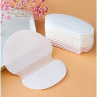 China White Disposable Armpit Under Arm Absorbent Pads Cotton Anti Sweat Pad for 11*9.5cm/12.5*9.5cm/12.5*11cm for sale