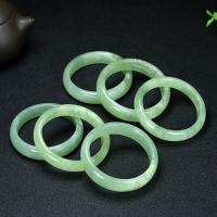 China Regional Feature Natural Gemstone Green Xiuyan Jade Bangle for Fashion Boutique Jewelry Lady Bracelets for sale