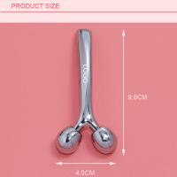 China Ball Face Gua Sha Metal Roller Gua Sha Stainless Steel Face Roller For Skincare with Customer Logo and Musical Function for sale