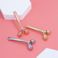 China Ball Face Gua Sha Metal Roller Gua Sha Stainless Steel Face Roller For Skincare with Customer Logo and Musical Function for sale