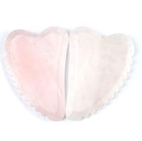 China Handheld Custom Shape Rose Quartz Gua Sha Board The Must-Have Facial Massage Tool for sale