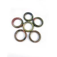 China Unique Feng Shui Natural Stone Rings Polished Turquoise Tiger Eye Sodalite Blue Sand Great for Woman's Jewelry Collection for sale