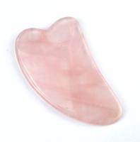 China Portable Handheld Natural Jade Gua Sha Scraper for Face Neck Massage and Beauty Care for sale