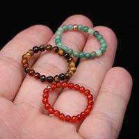 China Other Natural Energy Crystal Stone 3mm Mini Beads Rings for Woman Chakra Healing Handmade Bohemian Jewelry Wedding Ring Gift for sale