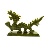 China Jade Crafts Engraving Carving Type Asian Inspired Jadeite Statue for Unique Collectibles for sale
