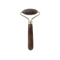 China Massage Hammer Gray Agate Spiked Jade Roller for Natural Anti-Aging Facial Massage Therapy Eye Bag Anti-Aging Massage Tools for sale