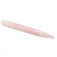 China 2024 Rose Quartz Gua Sha Acupuncture Point Massage Guasha Pen For Body Treatment with Avaiable Logo Best Seller for sale