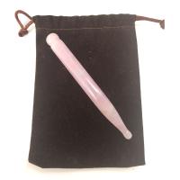 China 2024 Rose Quartz Gua Sha Acupuncture Point Massage Guasha Pen For Body Treatment with Avaiable Logo Best Seller for sale