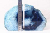 China Grade B Polished Agate Book Ends Perfect Housewarming Gift for Art Collectible Enthusiasts for sale