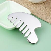 China Stainless Steel Gua Sha Stone Head Massager for Body Massage Tools and Hair Health Beauty Salon for sale