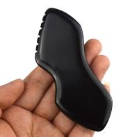 China 17*5*1cm Bian Stone Guasha for Beauty Skin 100% Natural Gua Sha Scraping Massage Tool for sale