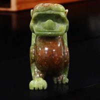 China OEM ODM Jade Pixiu The Chinese Lucky Sacred Animal Mascot in Carving Type Engraving for sale