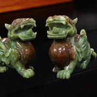 China OEM ODM Jade Pixiu The Chinese Lucky Sacred Animal Mascot in Carving Type Engraving for sale