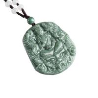 China Carved Natural Jade Nine Dragons Guan Yin Pendant Necklace A Unique Addition to Your Jewelry Collection for sale