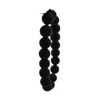 China Art Collectible Natural 10mm Black Bian Stone Beads Bracelets for Men and Women for sale