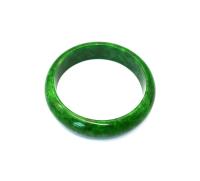 China Love Green Enamel Jadeite Bracelets Bangles Charms Women Jade Bangle Natural Burma Hot Item for Feng Shui Enthusiasts for sale
