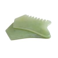 China 100% Natural Xiuyan Jade Comb for Body Scalp Care Massage Tool SPA Acupuncture Relaxation Therapy Treatment for sale