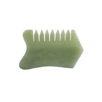 China 100% Natural Xiuyan Jade Comb for Body Scalp Care Massage Tool SPA Acupuncture Relaxation Therapy Treatment for sale