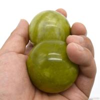China abk-116 Hand Massage Balls Natural Jade Massage Stone Tools Hand Exercise Ball Therapy Exercise Grip for sale