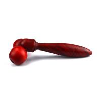 China Red or Yellow Wooden Massage Roller for Face Therapy and Anti-Wrinkle Treatment for sale