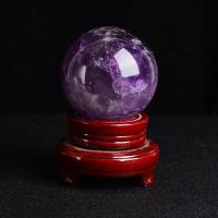 China 3-5/Appect Natural Amethyst Ball Fengshui Decoration Gemstone Sphere for Home and Office Decoration for sale