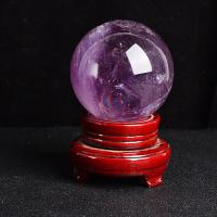China 3-5/Appect Natural Amethyst Ball Fengshui Decoration Gemstone Sphere for Home and Office Decoration for sale
